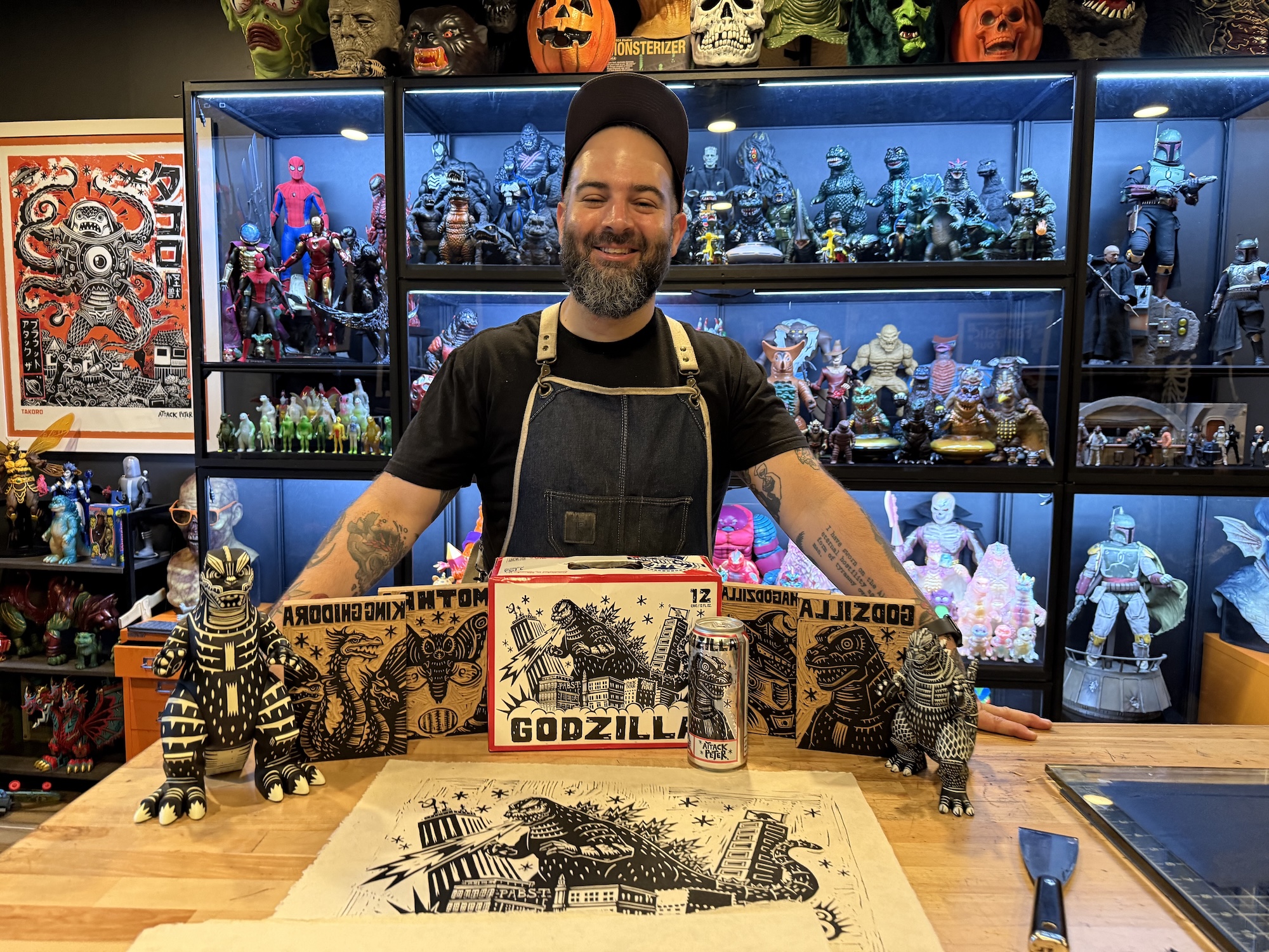 Meet the Miami Artist Behind PBR's Godzilla Cans