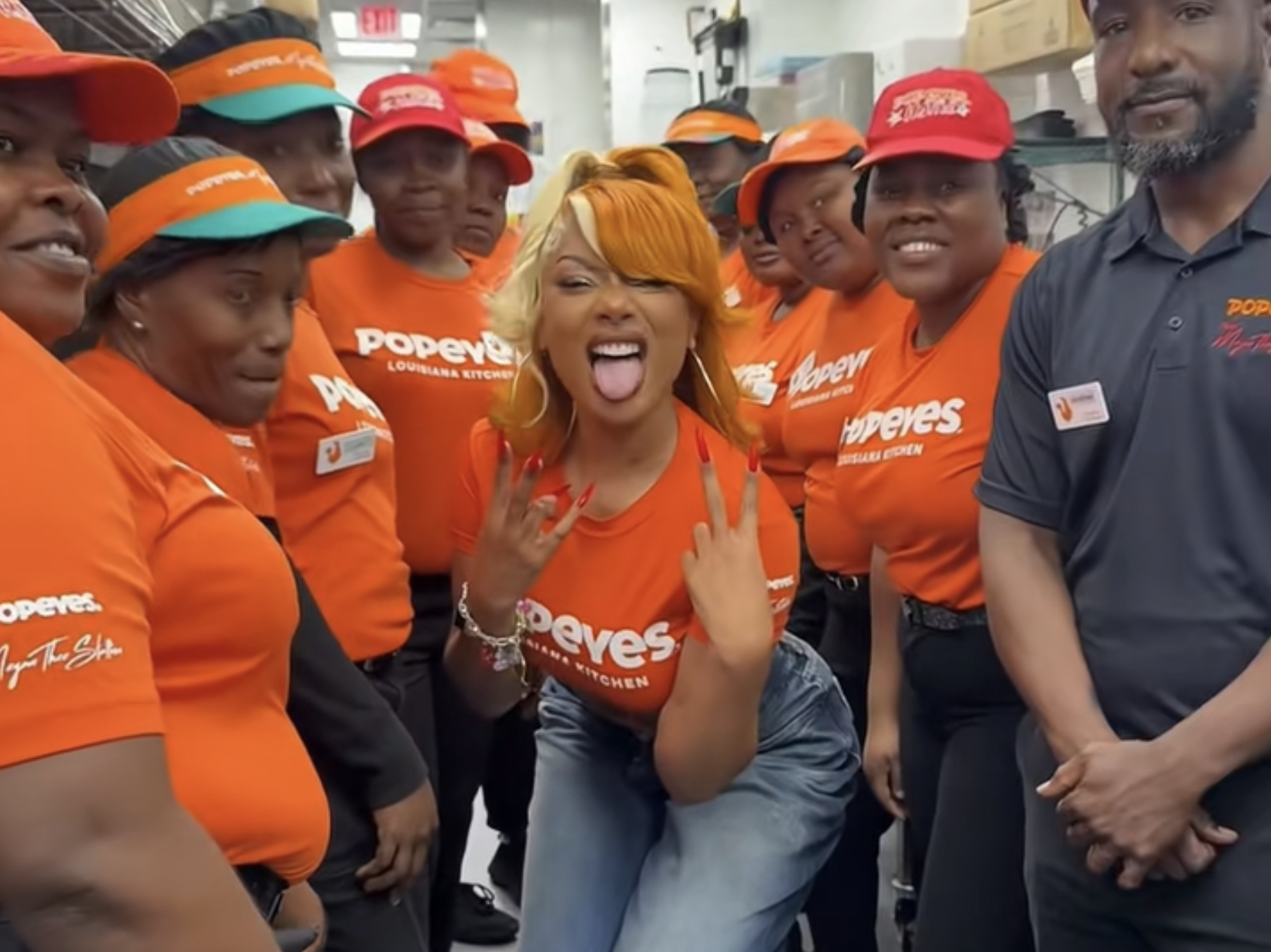 Megan Thee Stallion Opens New Popeyes Store in Miami