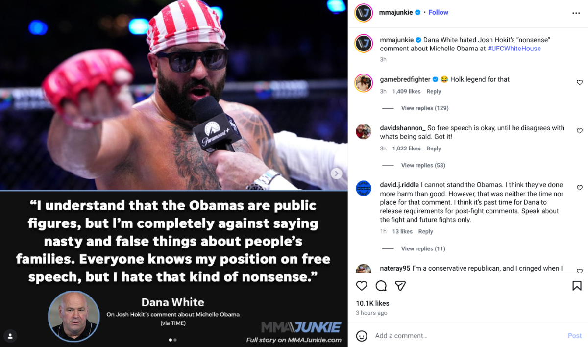 Jorge Masvidal calls fighter 'legend' for Michelle Obama insult