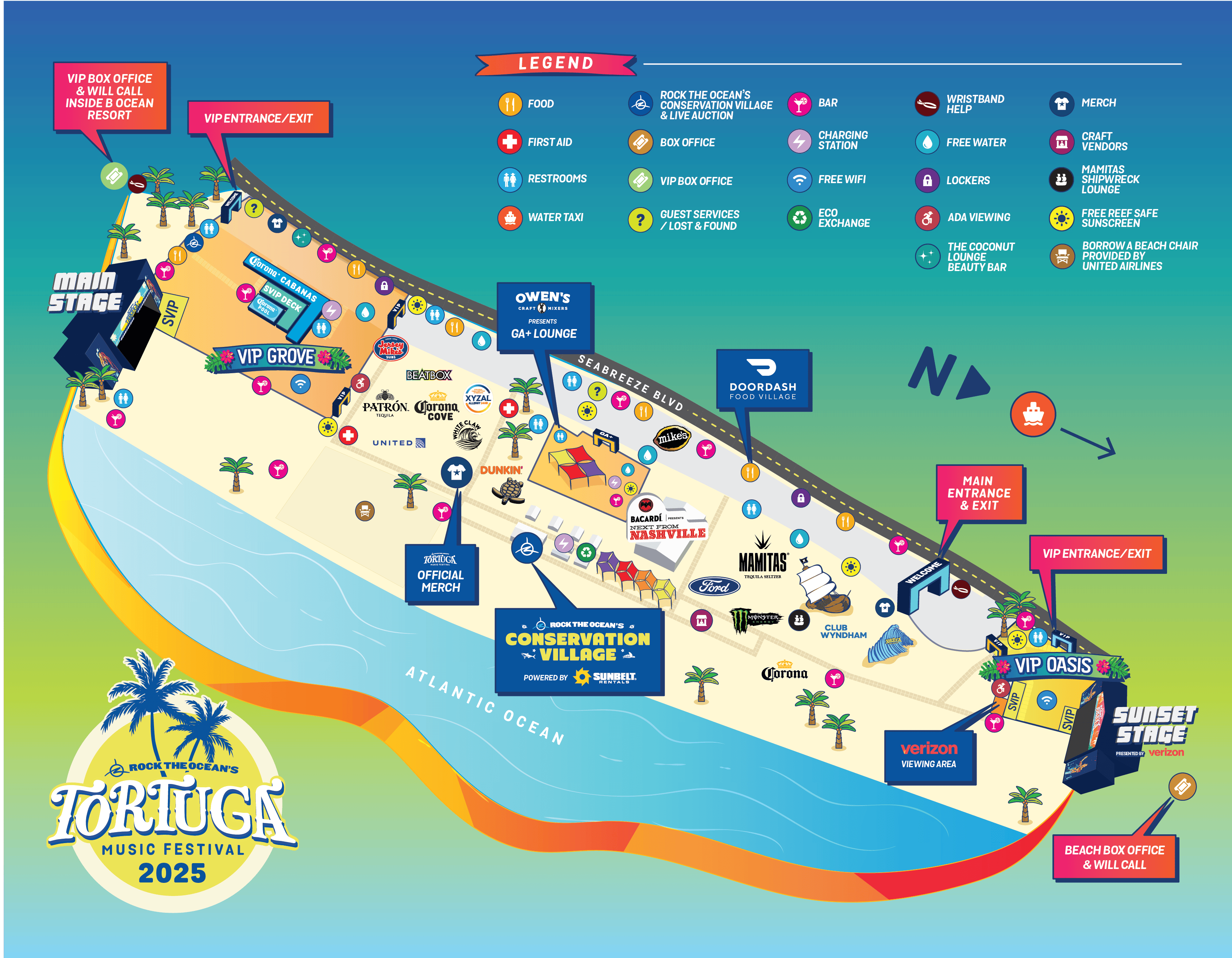 2025 Tortuga Music Festival Lineup, Set Times, Schedule | Miami New Times